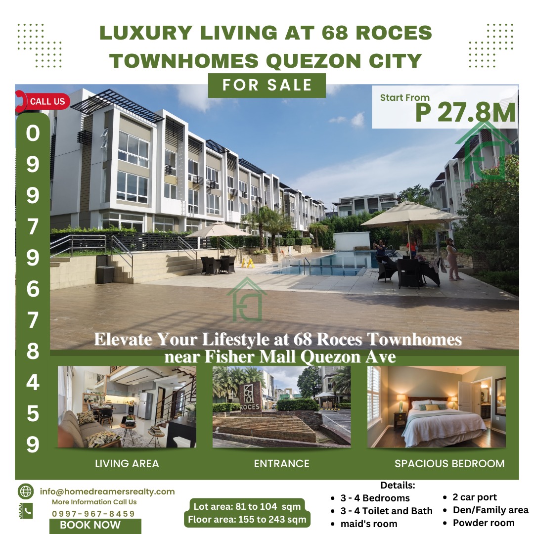Discover Your Dream Home at 68 Roces Townhouse, Quezon City! on Carousell