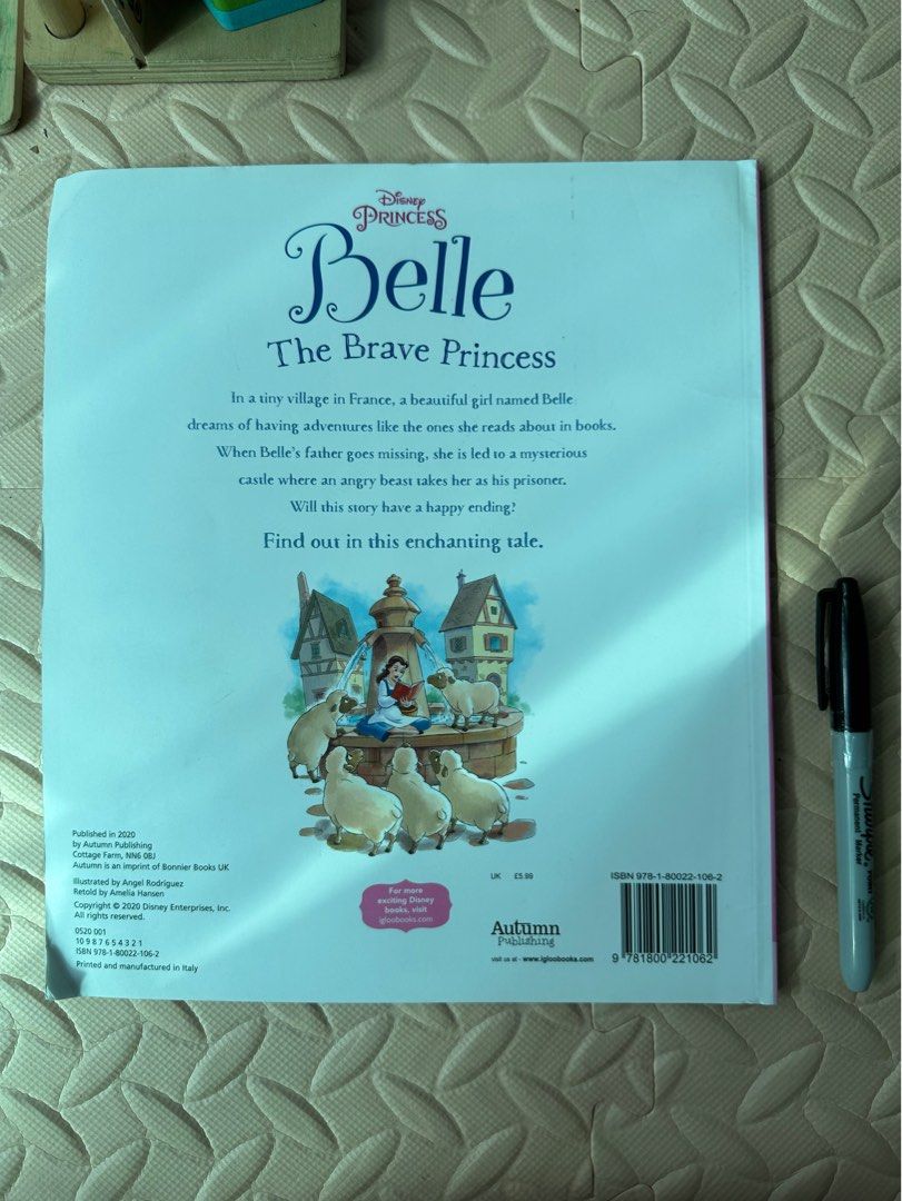 Disney Princess Belle the Brave Princess, Hobbies & Toys, Books ...