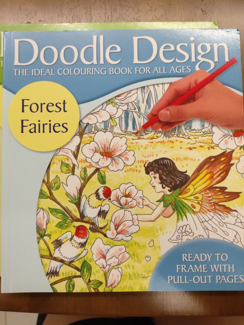 Doodle Design Colouring Book, Hobbies & Toys, Books & Magazines ...
