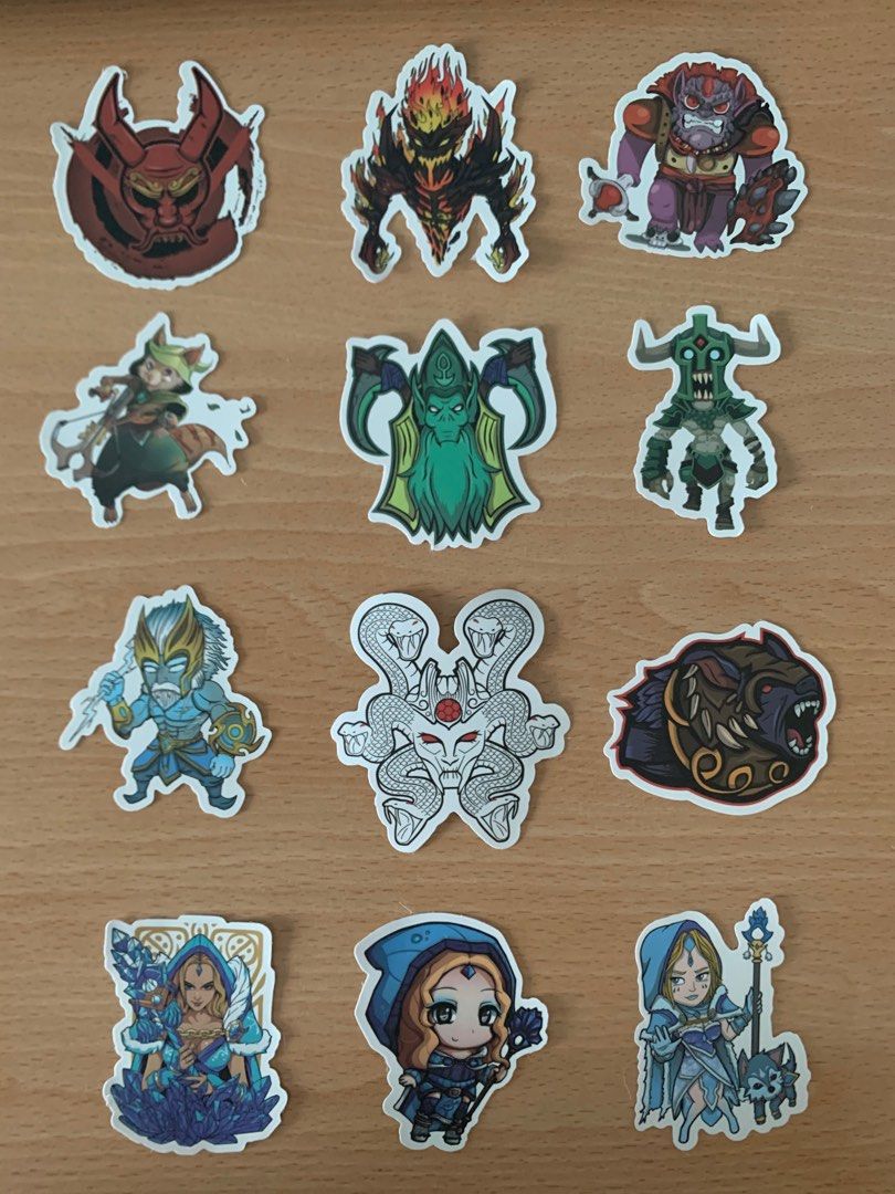 DOTA 2 laptop stickers, Hobbies & Toys, Memorabilia & Collectibles ...