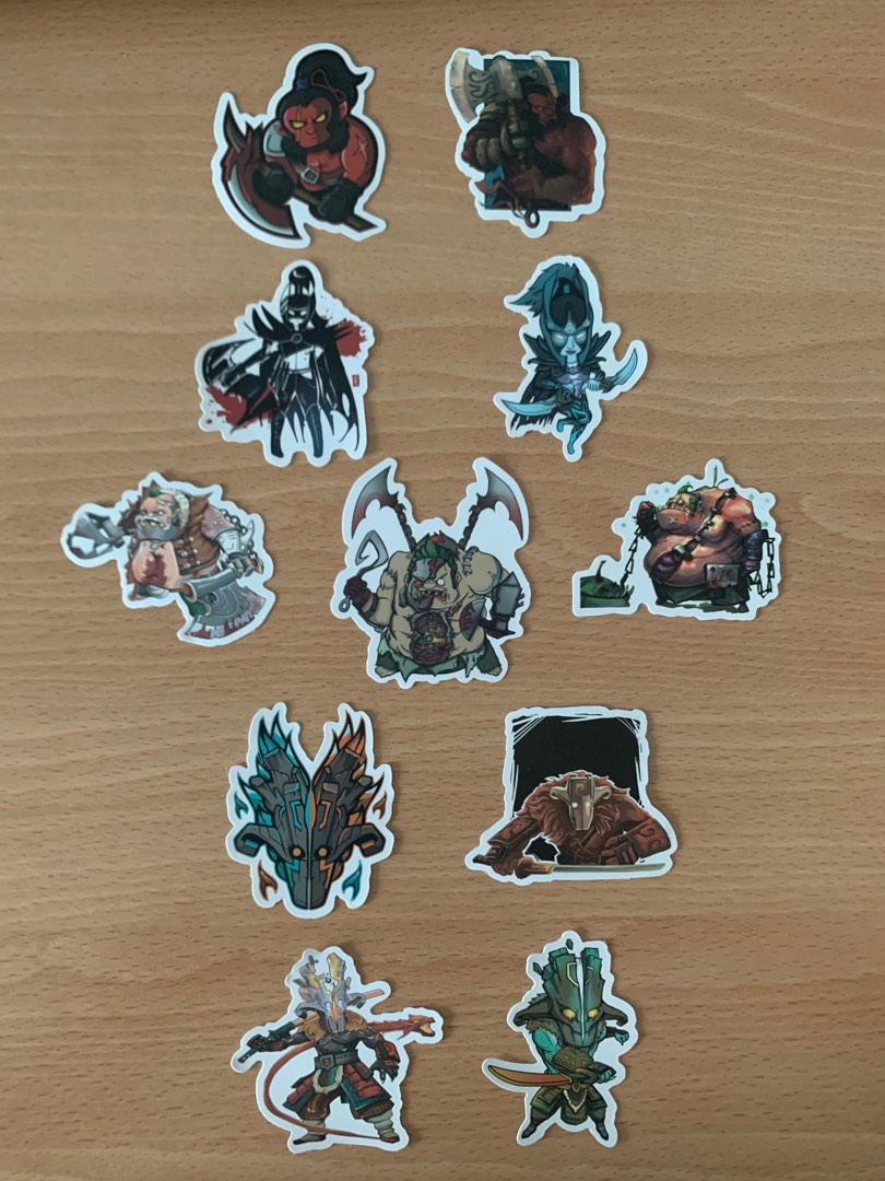 DOTA 2 laptop stickers, Hobbies & Toys, Memorabilia & Collectibles ...