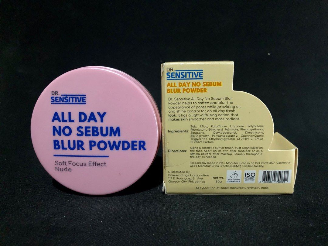 Dr. Sensitive All Day No Sebum Blur Powder 25g (Nude), Beauty ...