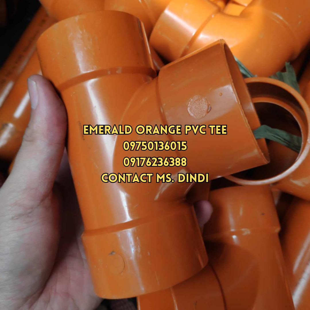 Emerald Orange Pvc Tee on Carousell