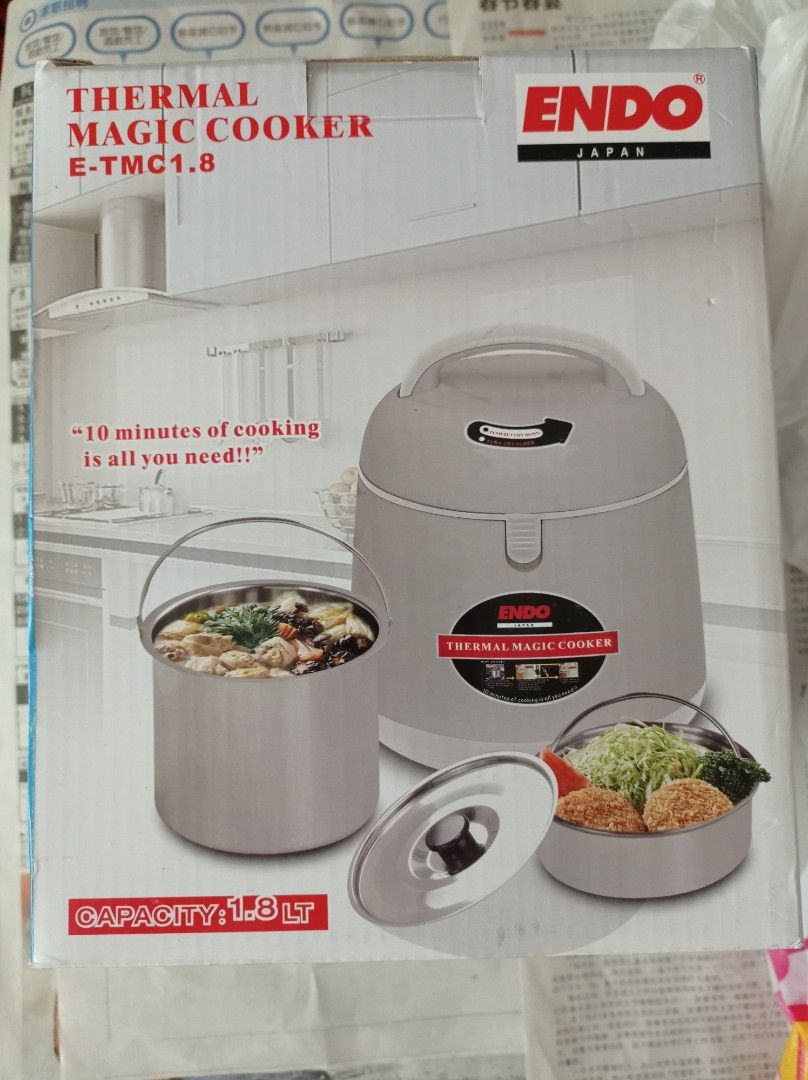 Endo thermal magic cooker 1.8L, TV & Home Appliances, Kitchen ...