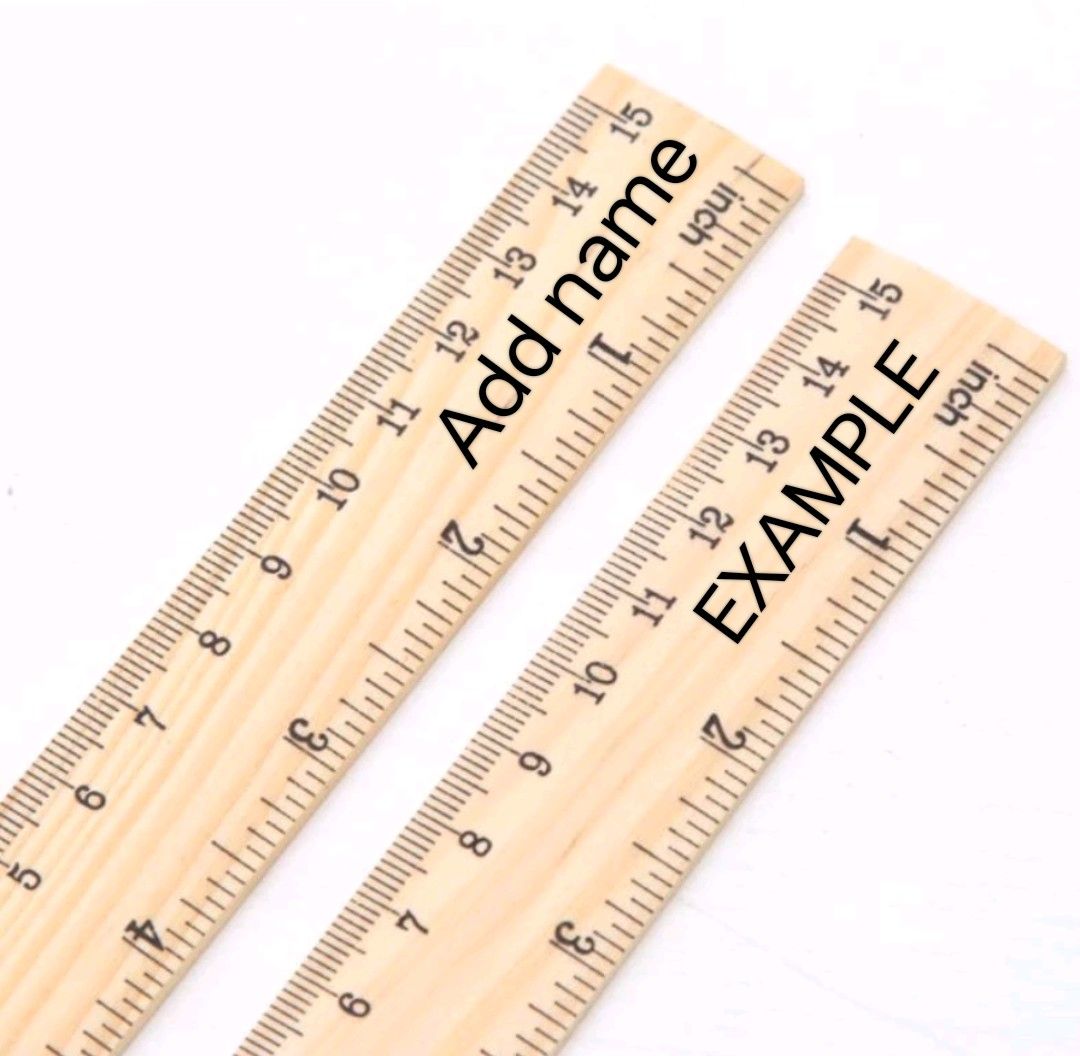Engraved ruler, Hobbies & Toys, Stationery & Craft, Other Stationery ...