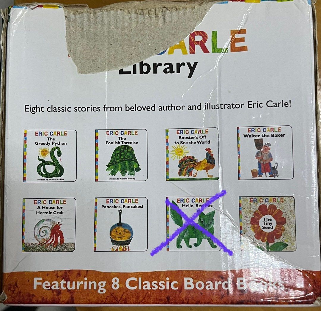 Eric Carle Library - 7 Books, Hobbies & Toys, Books & Magazines ...