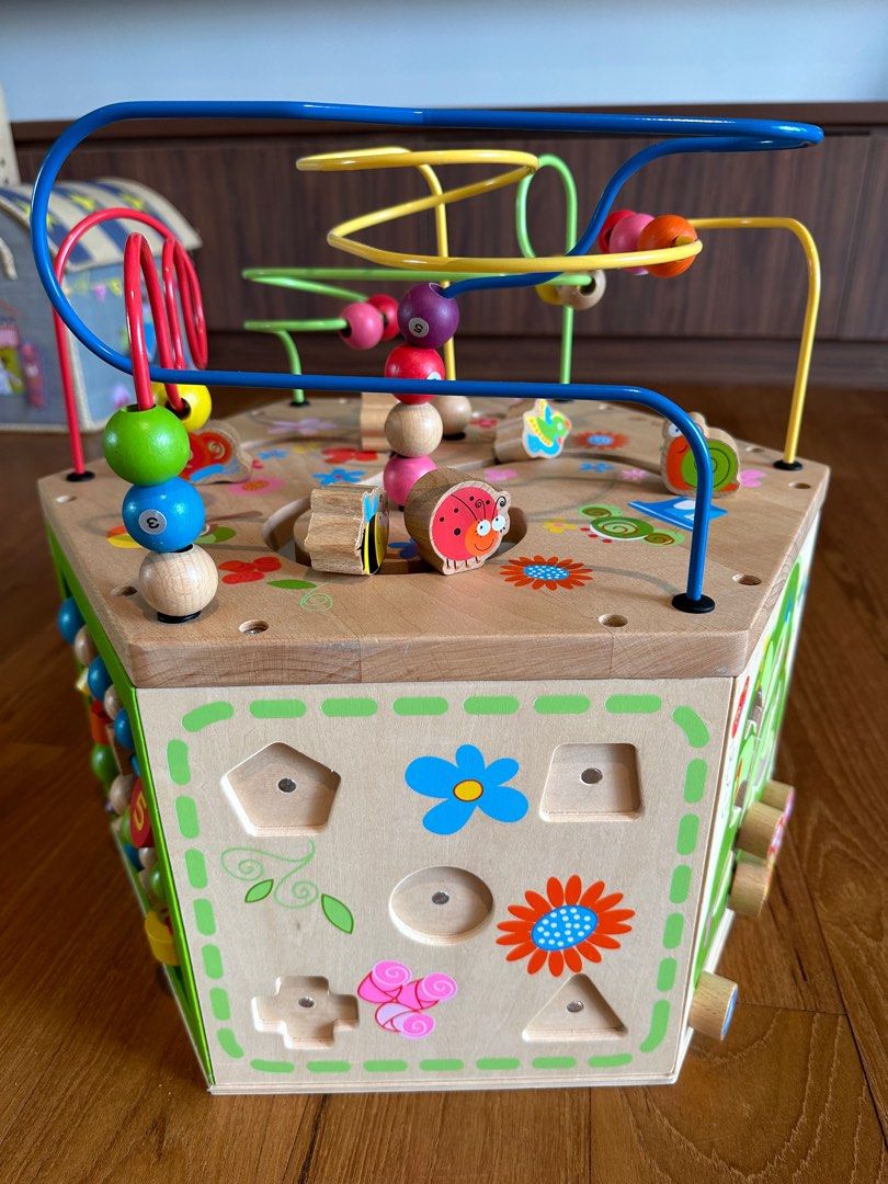 EverEarth Garden Activity Cube, Babies & Kids, Infant Playtime on Carousell
