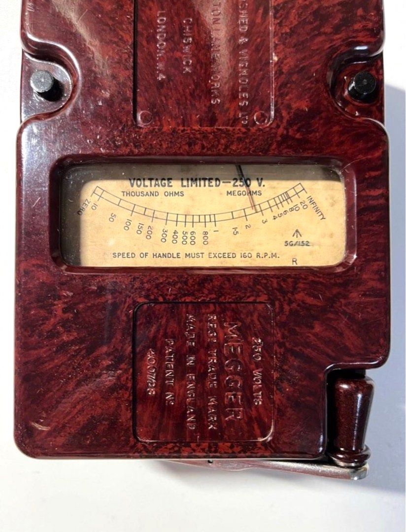 Evershed & Vignoles Megger Electrical Test Meter, Hobbies & Toys ...