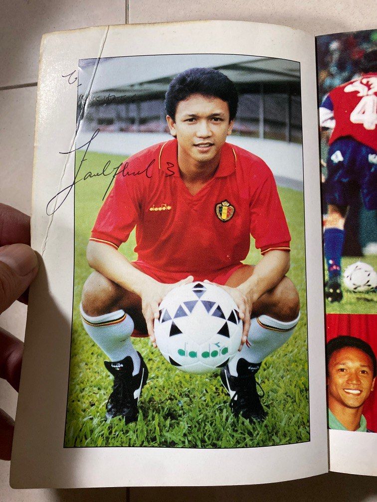 Fandi Autograph Biography, Singapore Football Book, Kallang Wave, FAS ...