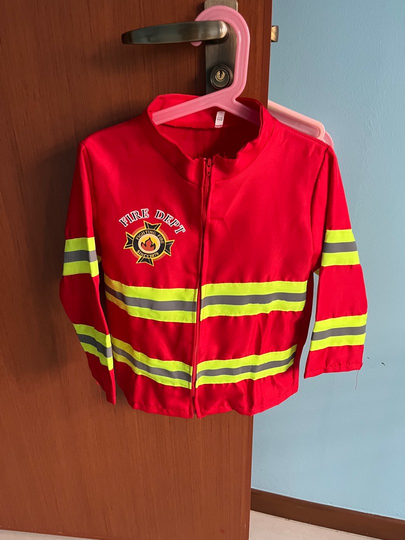 Fireman kids costume, Babies & Kids, Babies & Kids Fashion on Carousell