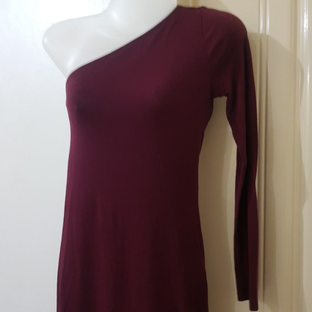 Forever 21 Bodyfit one arm dress, Women's Fashion, Dresses & Sets ...