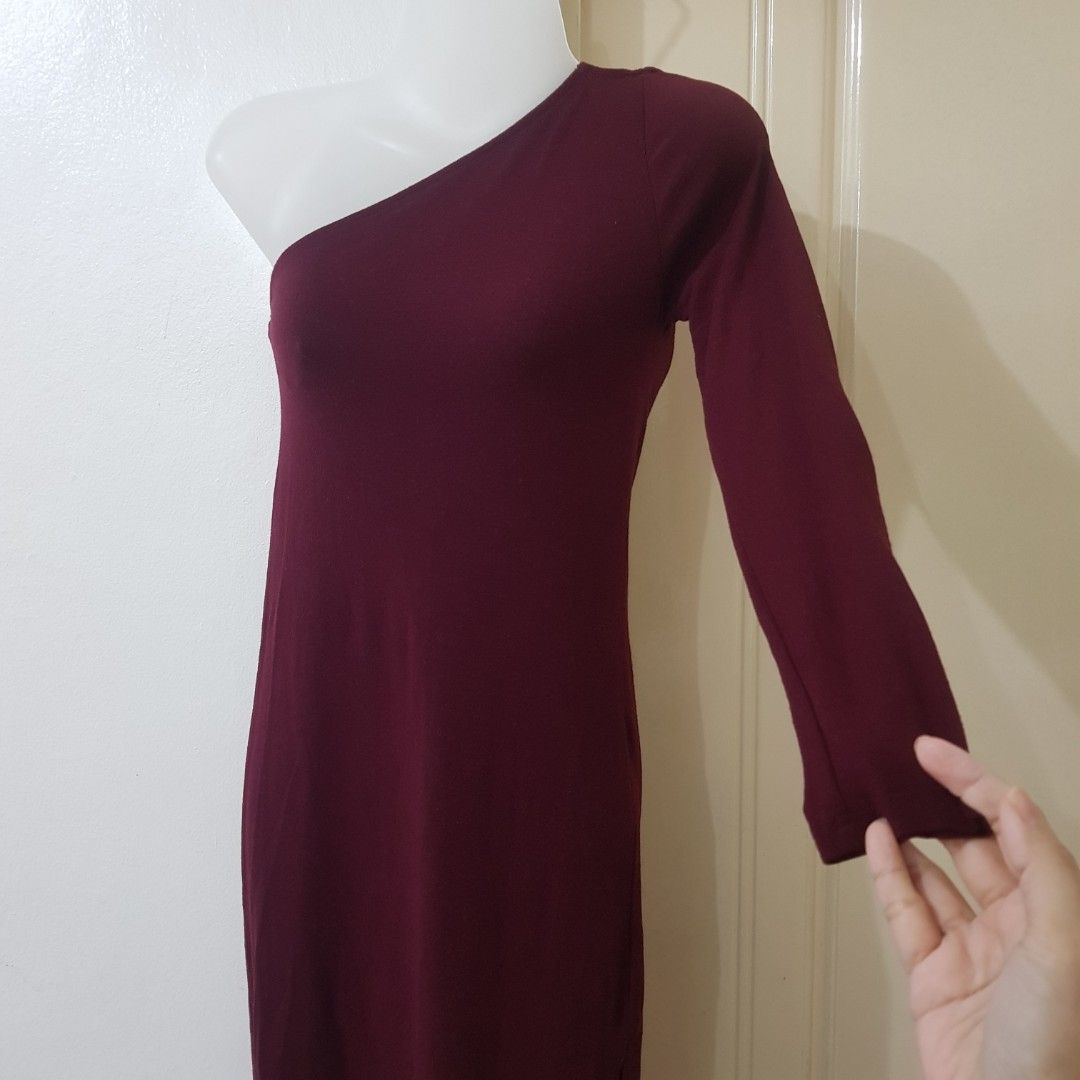 Forever 21 Bodyfit one arm dress, Women's Fashion, Dresses & Sets ...