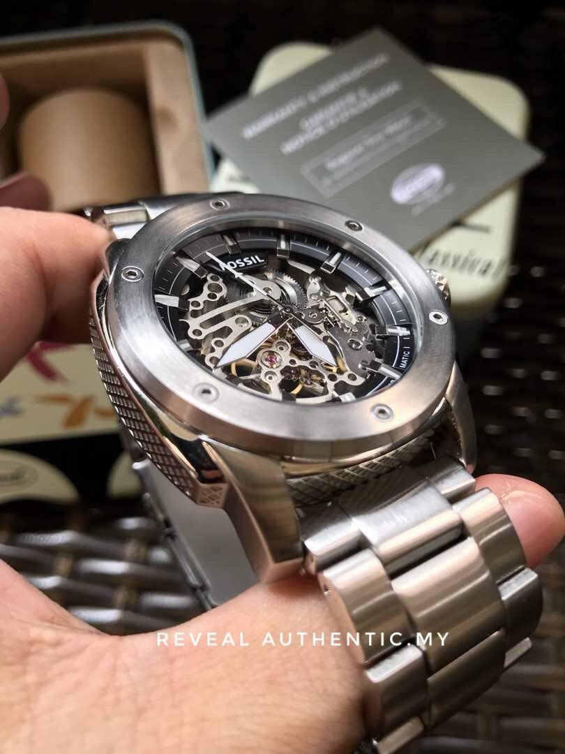 Fossil Original Modern Machine Automatic Stainless Steel Watch ME3081 ...