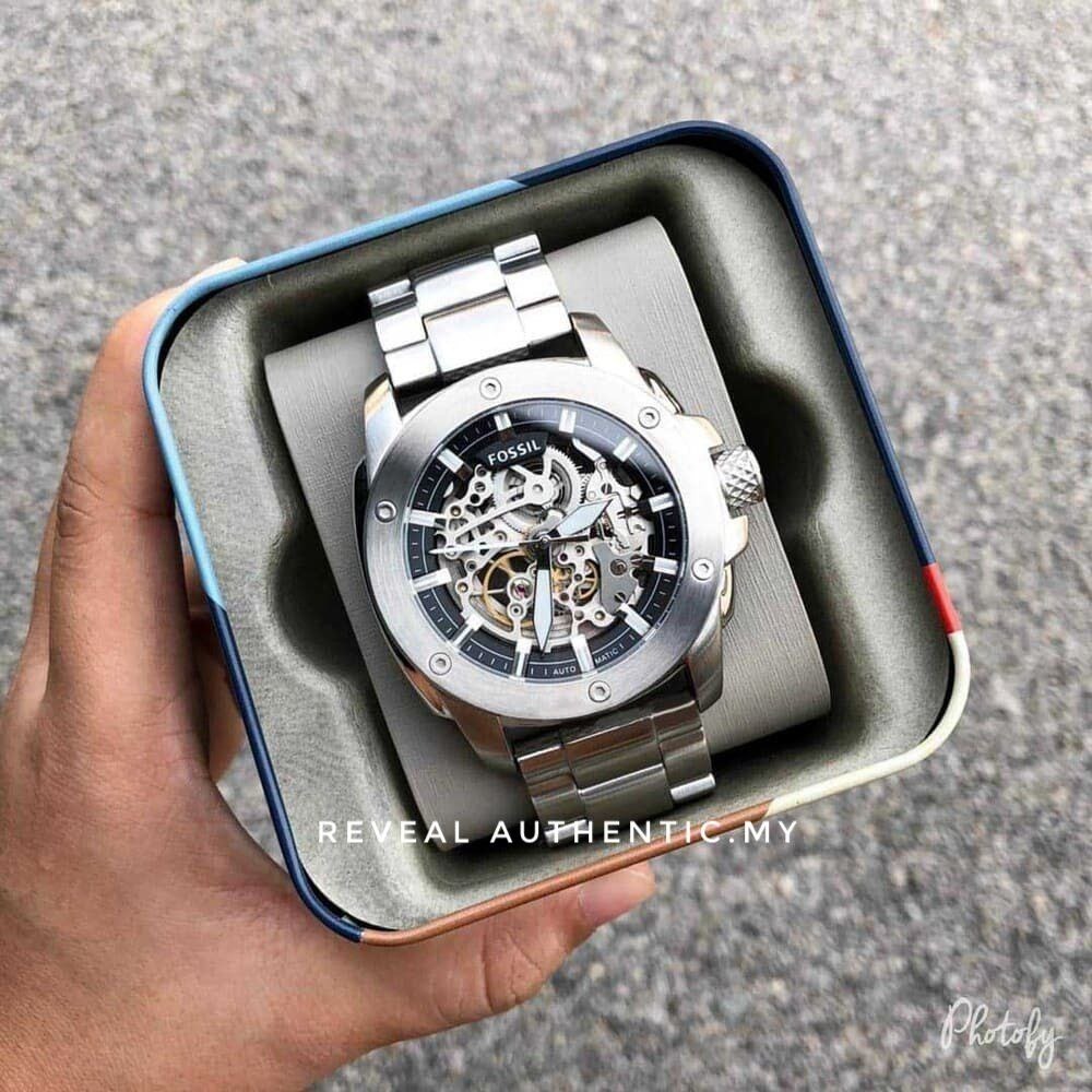 Fossil Original Modern Machine Automatic Stainless Steel Watch ME3081 ...