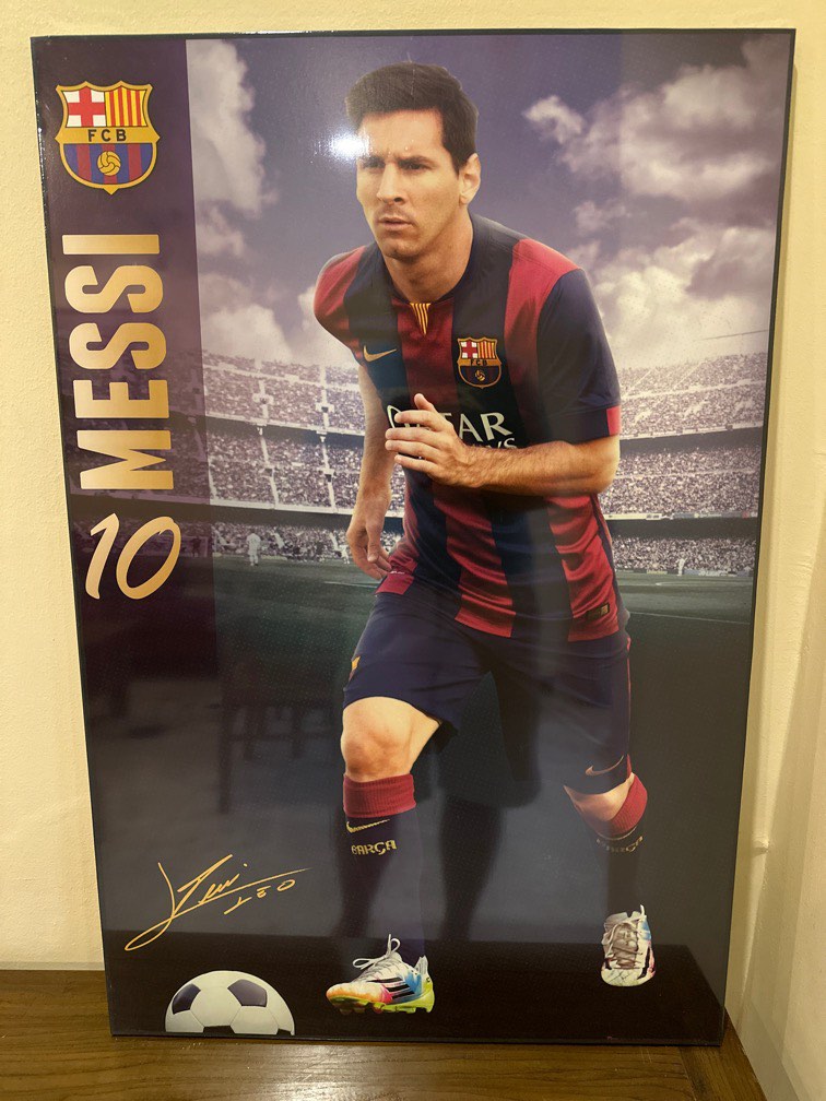 [CLEARANCE - LAST PIECE] Framed Poster: Lionel Messi FC Barcelona (61 x ...