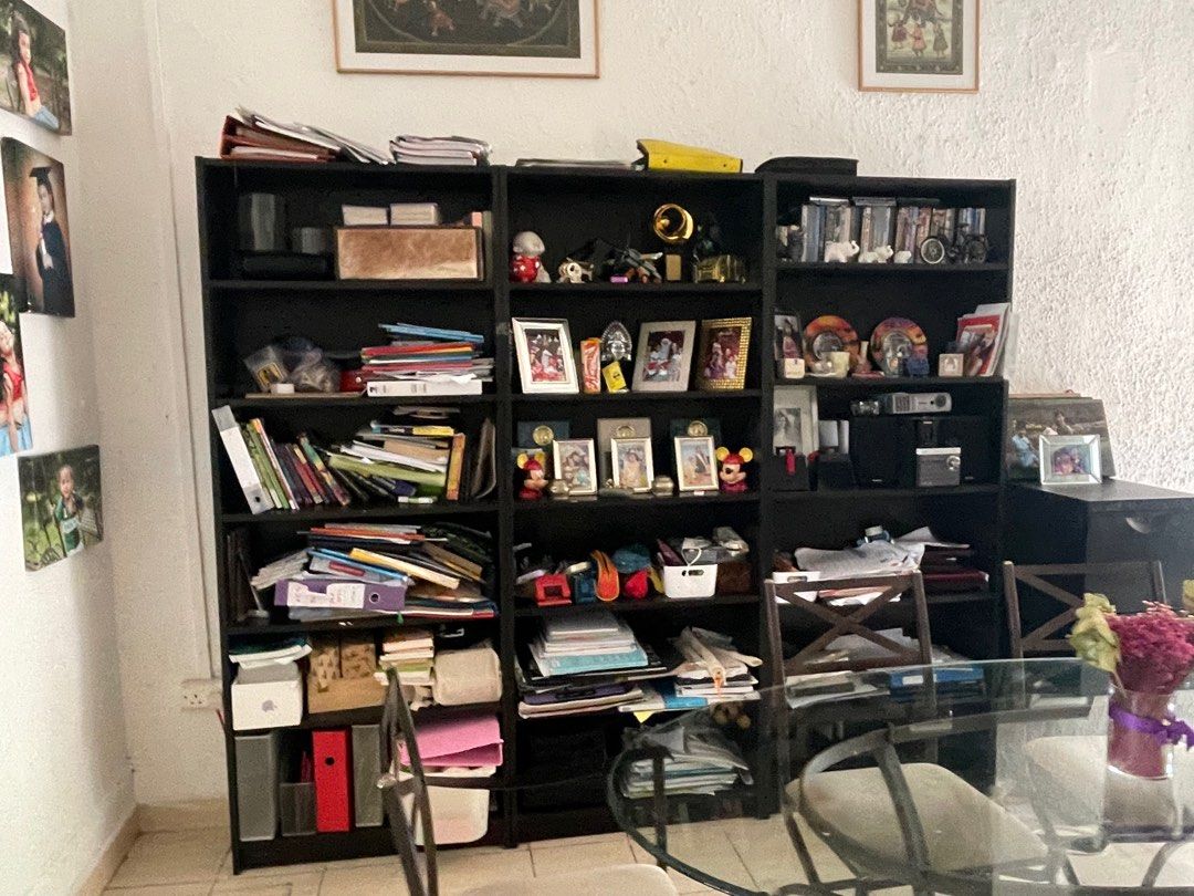 Free x3 ikea billie bookcases in perfect condition, Furniture & Home ...