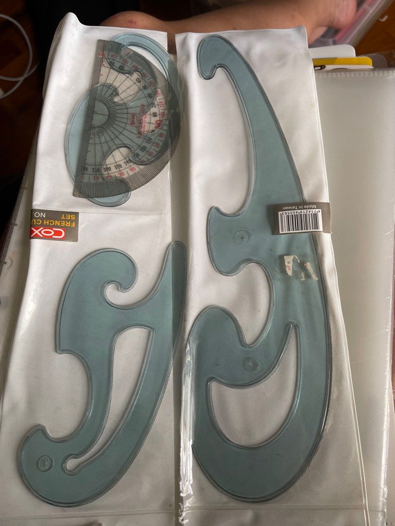 French curve Protractor, Hobbies & Toys, Stationery & Craft, Other ...