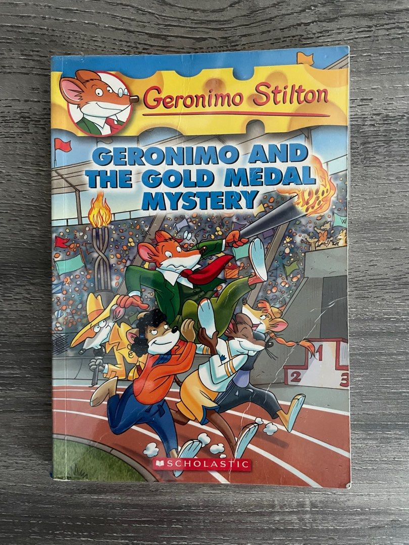 Geronimo and The Gold Medal Mystery storybook, Hobbies & Toys, Books ...