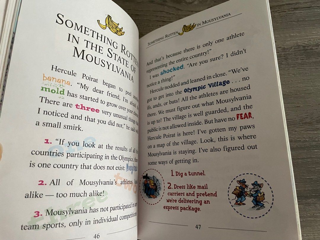 Geronimo and The Gold Medal Mystery storybook, Hobbies & Toys, Books ...