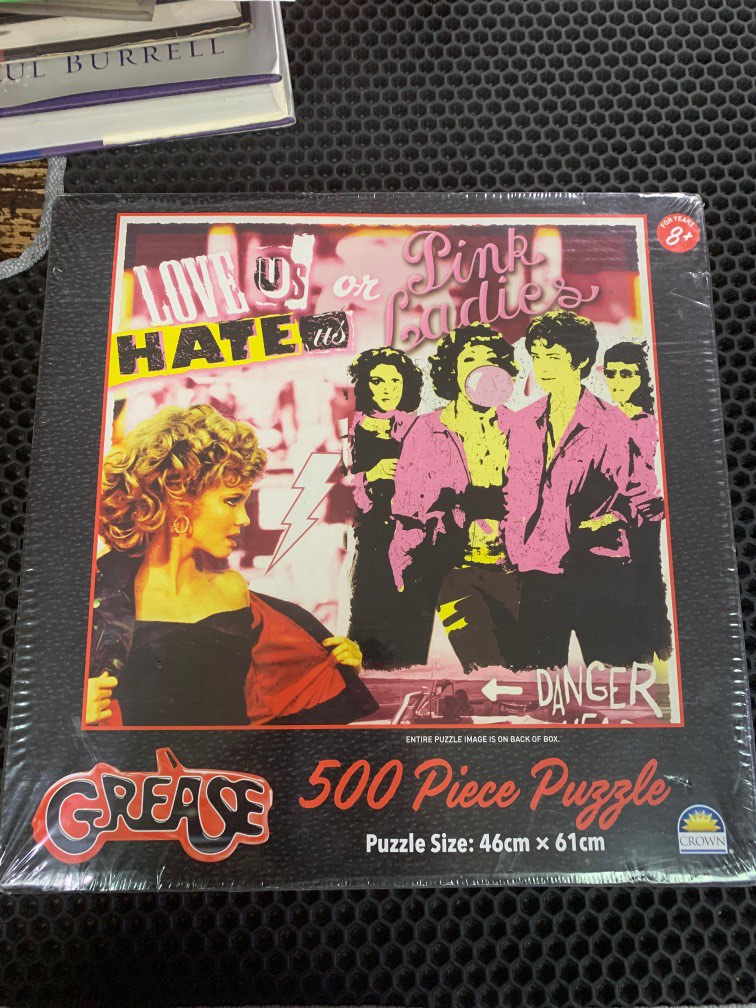 Grease 500 Piece Puzzle (Love us or Hate Us ), Hobbies & Toys ...