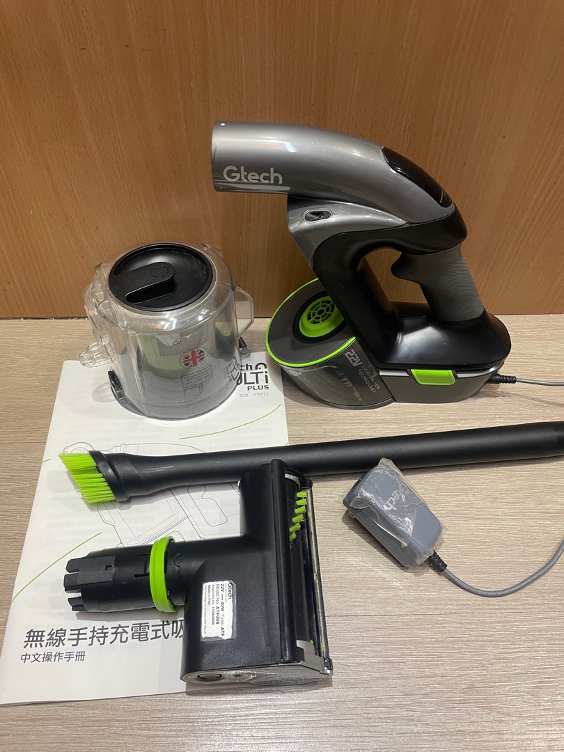Gtech Multi Plus ATF-012 無線除蹣吸塵器 Gtech無線除蹣吸塵器零件機 （無法使用零件出售）, 電視及其他電器 ...