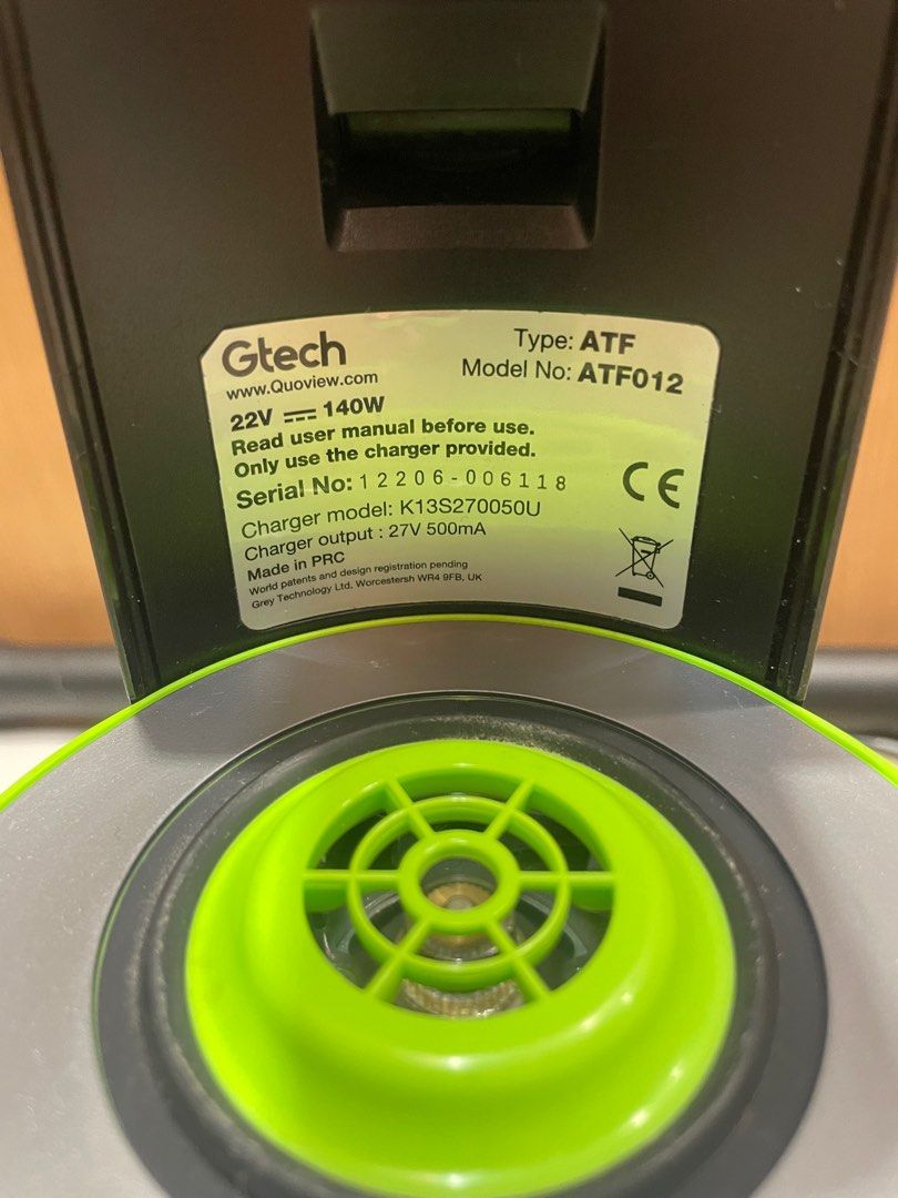 Gtech Multi Plus ATF-012 無線除蹣吸塵器 Gtech無線除蹣吸塵器零件機 （無法使用零件出售）, 電視及其他電器 ...