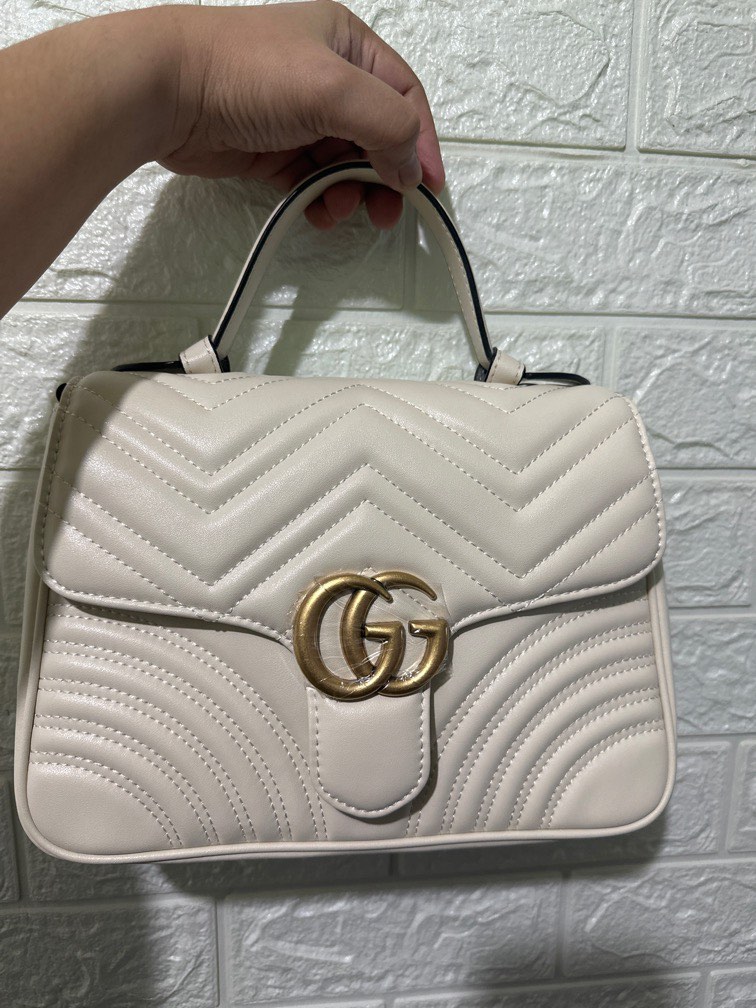 Gucci Marmont in Beige on Carousell