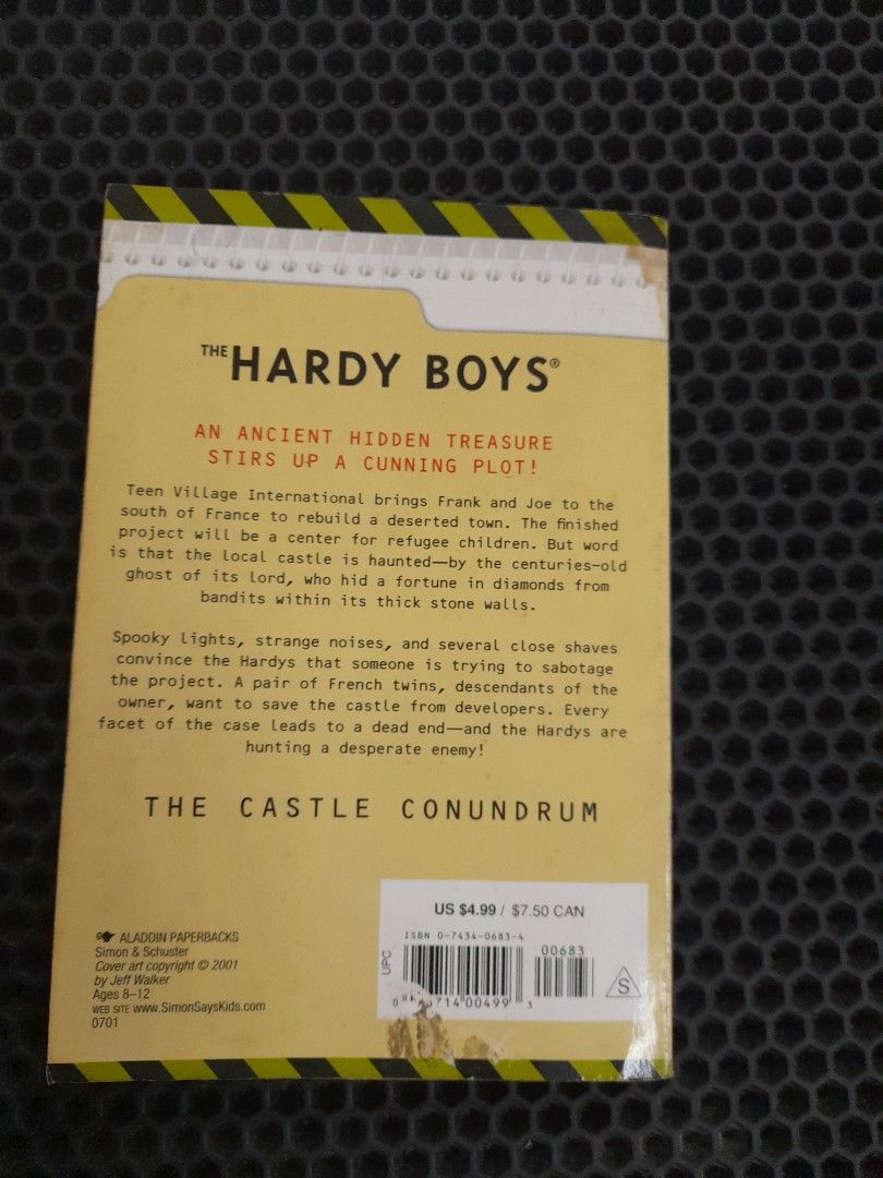 Hardy Boys The Castle Conundrum, Hobbies & Toys, Books & Magazines ...