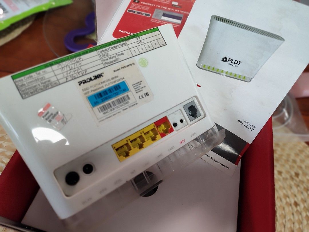 Home DSL modem Router on Carousell