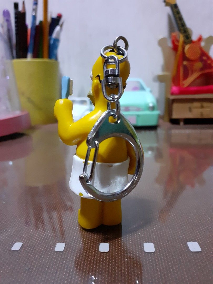 Homer Simpson key chain on Carousell