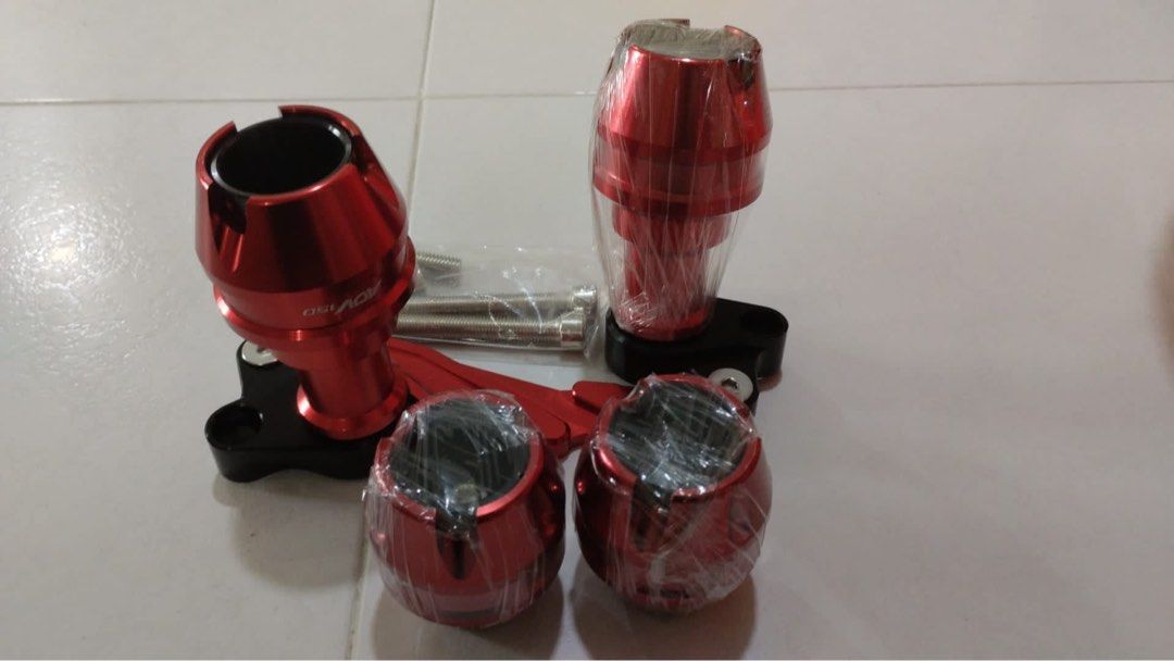 Honda adv 150 front and rear anti crash frame sliders, Motorcycles ...