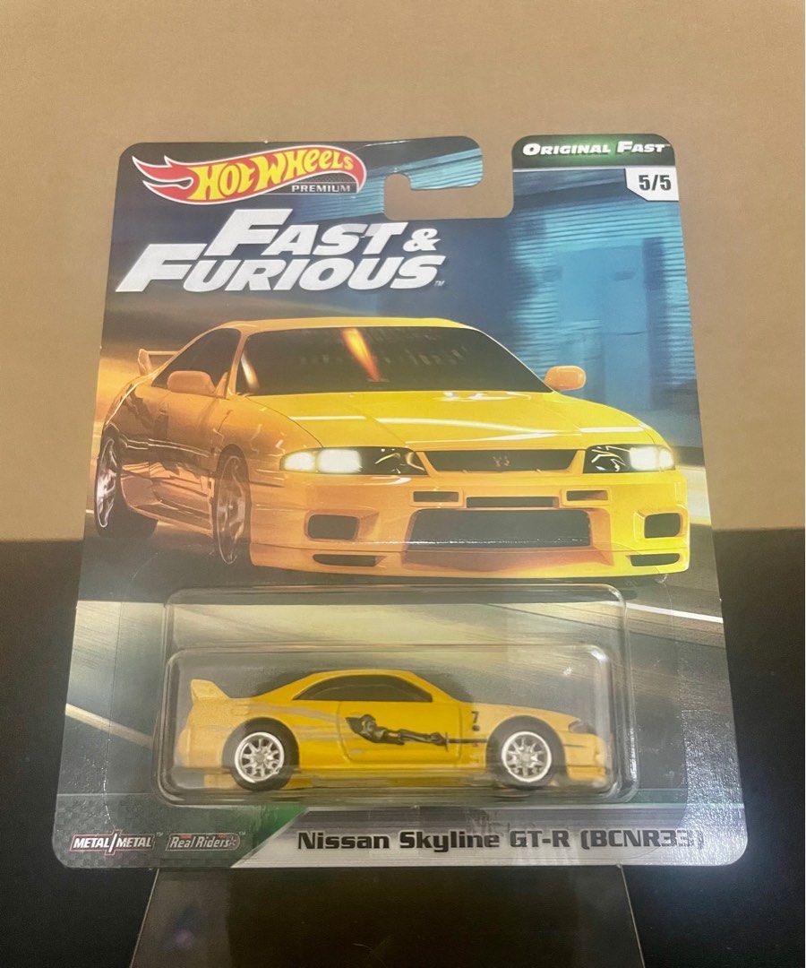 Hotwheels Premium Fast and Furious Original Fast Nissan Skyline GT-R33 ...