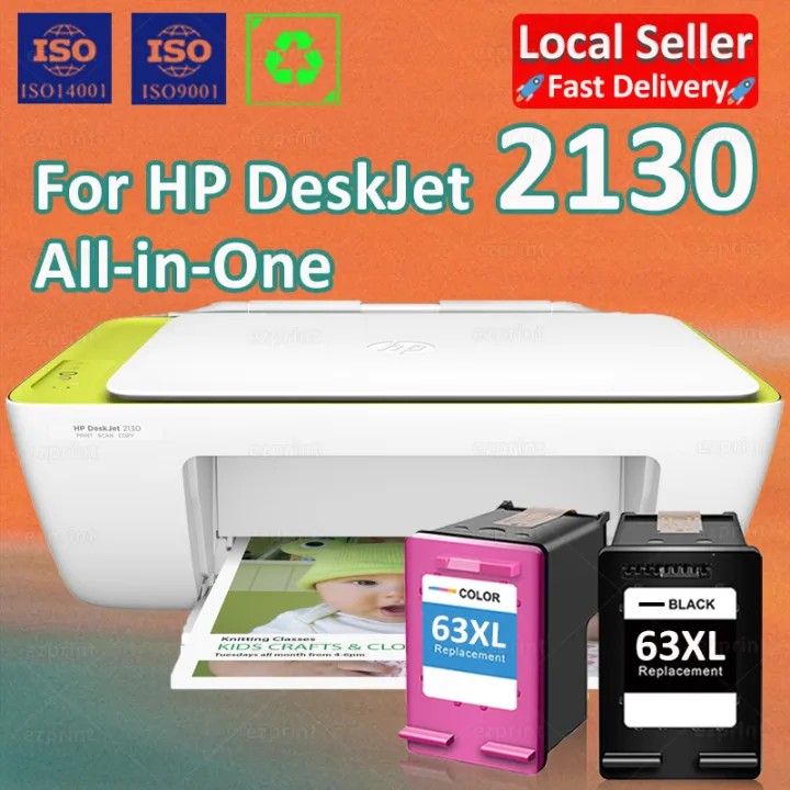 HP Deskjet 2130 Print, Copy and Scan ALL-IN-ONE device USB 2.0 ...