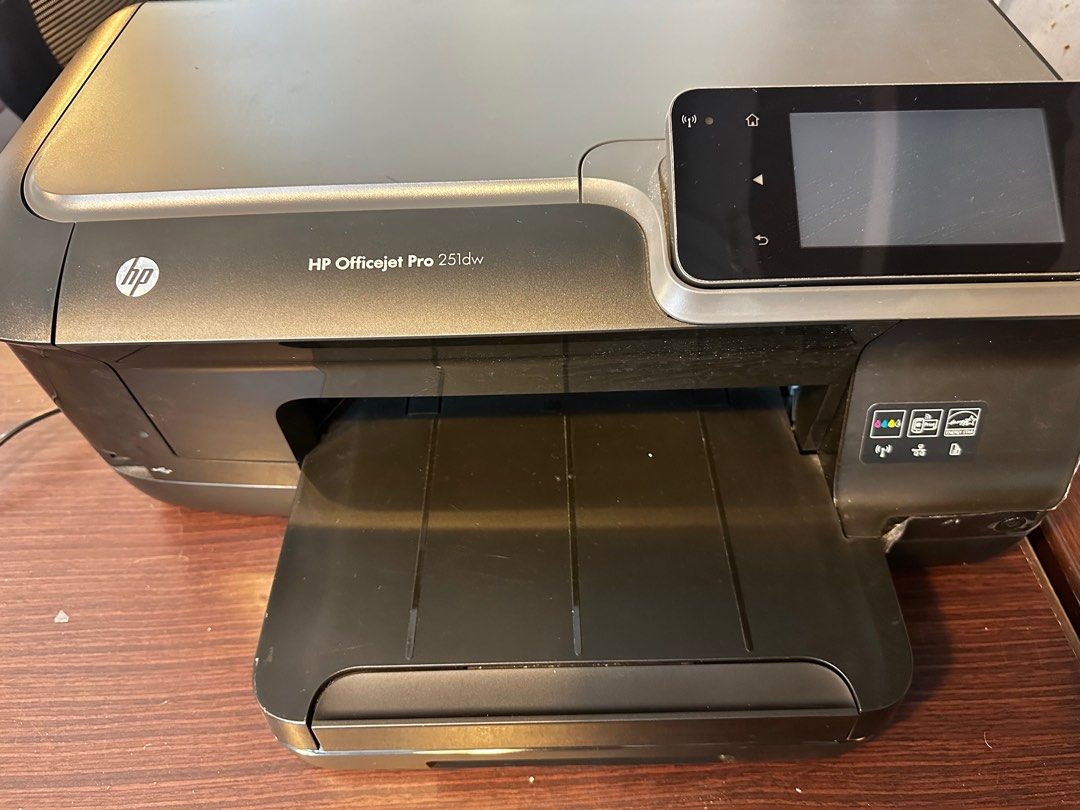 HP Officejet Pro 251dw Color Printer, Computers & Tech, Printers ...