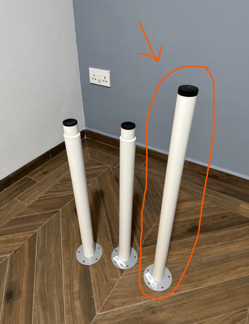 IKEA ADILS table leg (White), Furniture & Home Living, Furniture ...