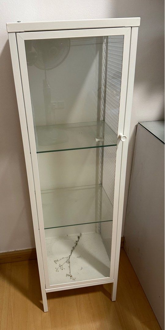IKEA glass display cabinet, Furniture & Home Living, Furniture, Shelves ...