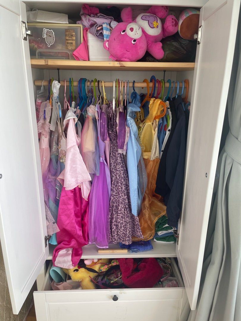IKEA SUNDVIK wardrobe for kids, Furniture & Home Living, Furniture ...