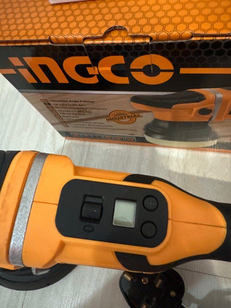 Ingco Cordless Polisher + Battery Set, Car Accessories, Accessories on ...