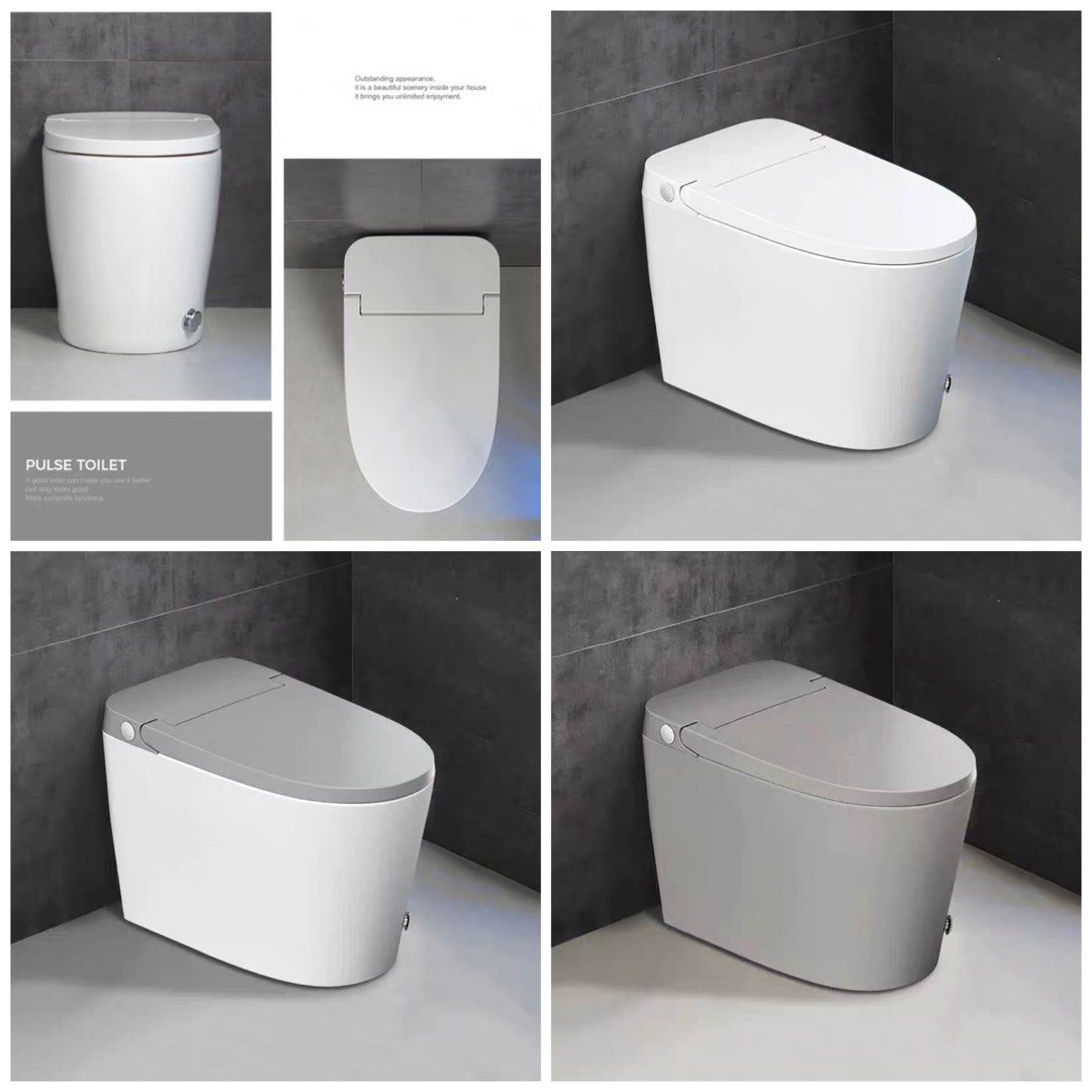 Integrated Toilet Bowl (Invisible Water Tank), Furniture & Home Living ...