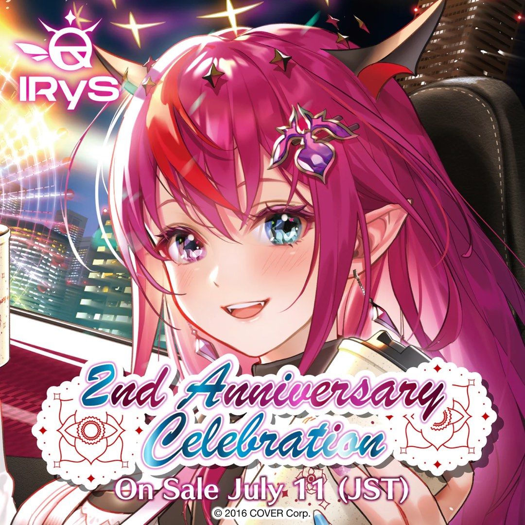 IRyS 2nd Anniversary Celebration Merch Hololive, Hobbies & Toys, Memorabilia & Collectibles, Fan ...