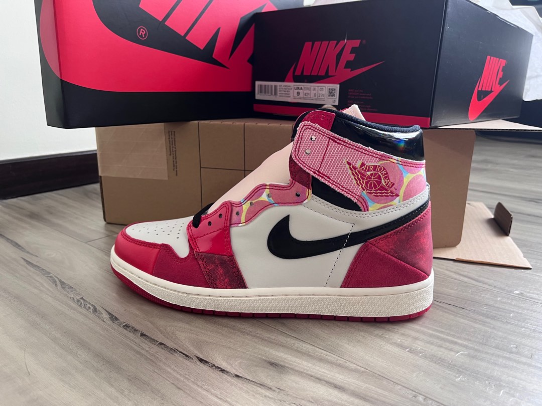 Jordan 1 Next Chapter Spider-Man, Men's Fashion, Footwear, Sneakers on ...