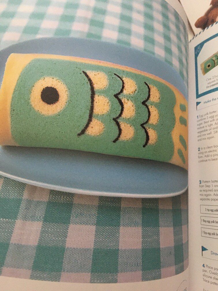 Junko Deco roll cake and mushi cake, Furniture & Home Living ...