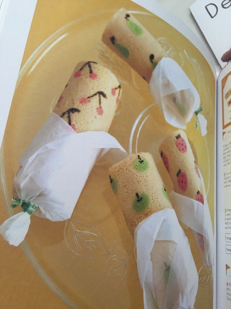 Junko Deco roll cake and mushi cake, Furniture & Home Living ...