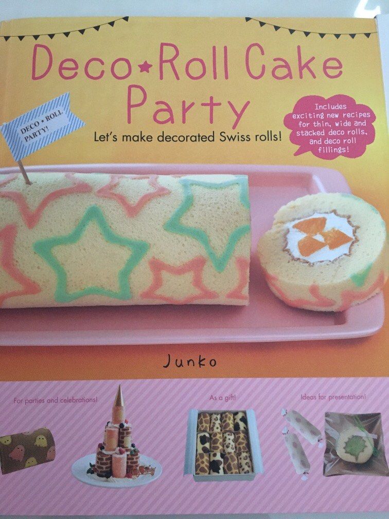 Junko Deco roll cake and mushi cake, Furniture & Home Living ...