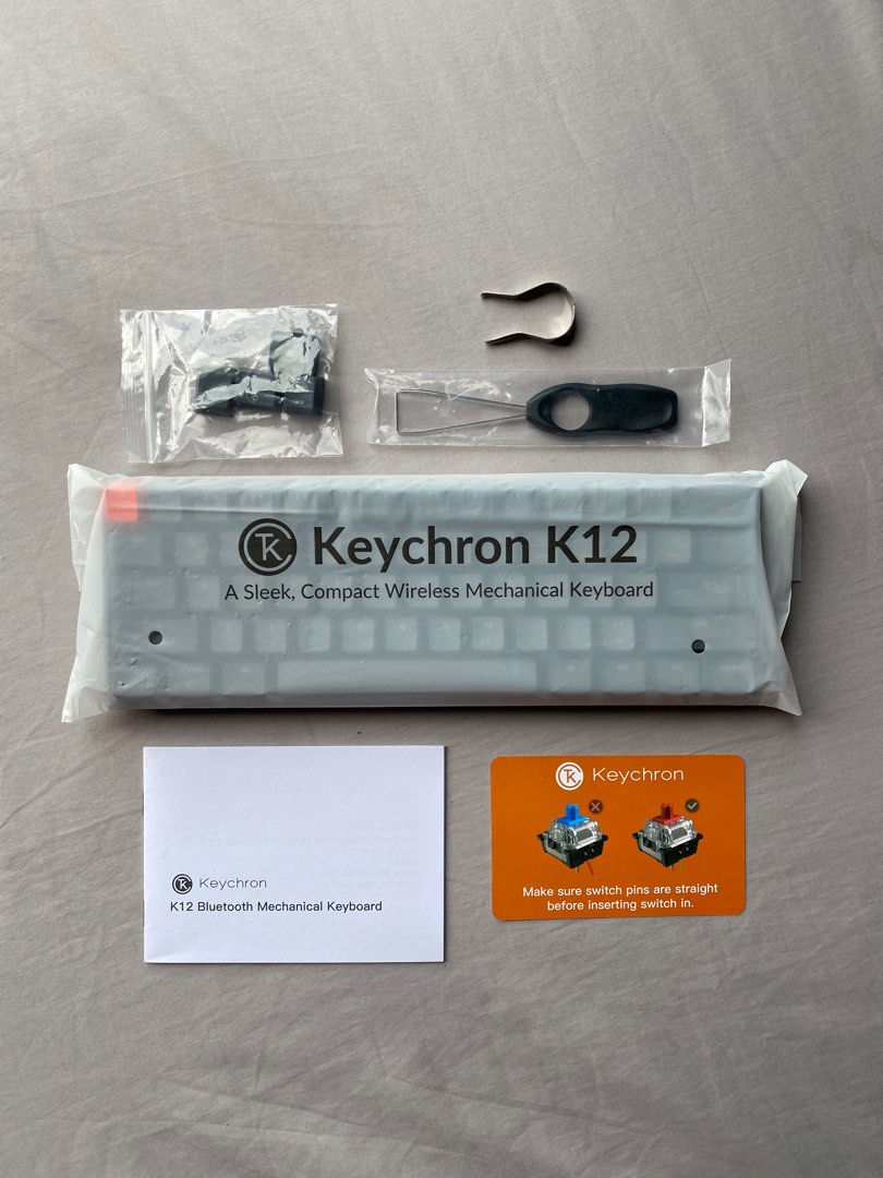 Keychron K12 Keyboard - RGB Hotswappable Blue Switch, Computers & Tech, Parts & Accessories ...