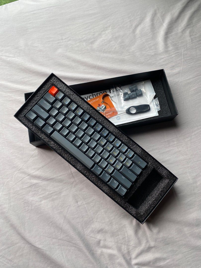 Keychron K12 Keyboard - RGB Hotswappable Blue Switch, Computers & Tech ...