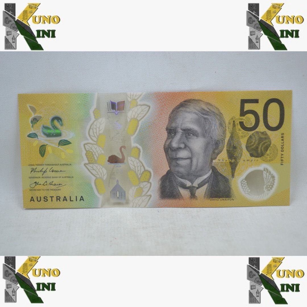 KOLEKSI REAL UANG KERTAS 50 AUD - AUSTRALIA, UNC, Antik, Pajangan di ...