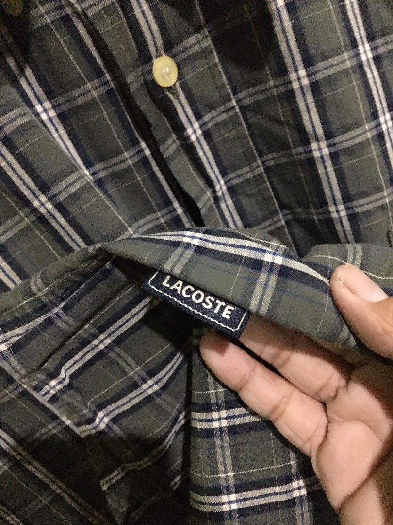 LACOSTE SPORTS BUTTONS DOWN POLO, Men's Fashion, Tops & Sets, Tshirts ...