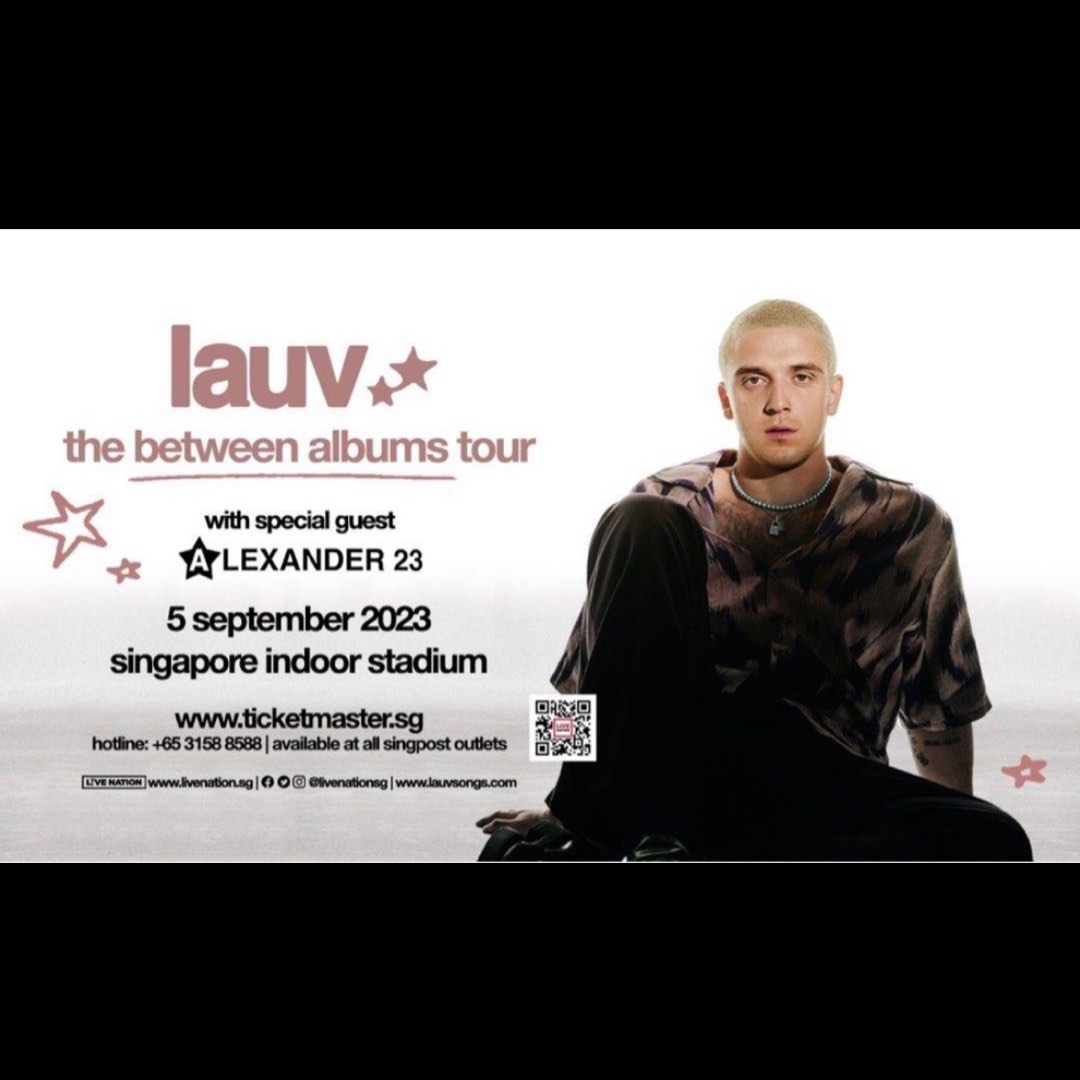 Lauv VIP Cat 1 Ticket x1, Tickets & Vouchers, Event Tickets on Carousell