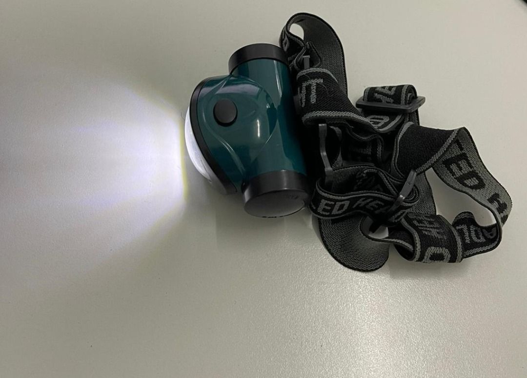 LED Adjustable Headlamp Headlight, Sports Equipment, Hiking & Camping ...